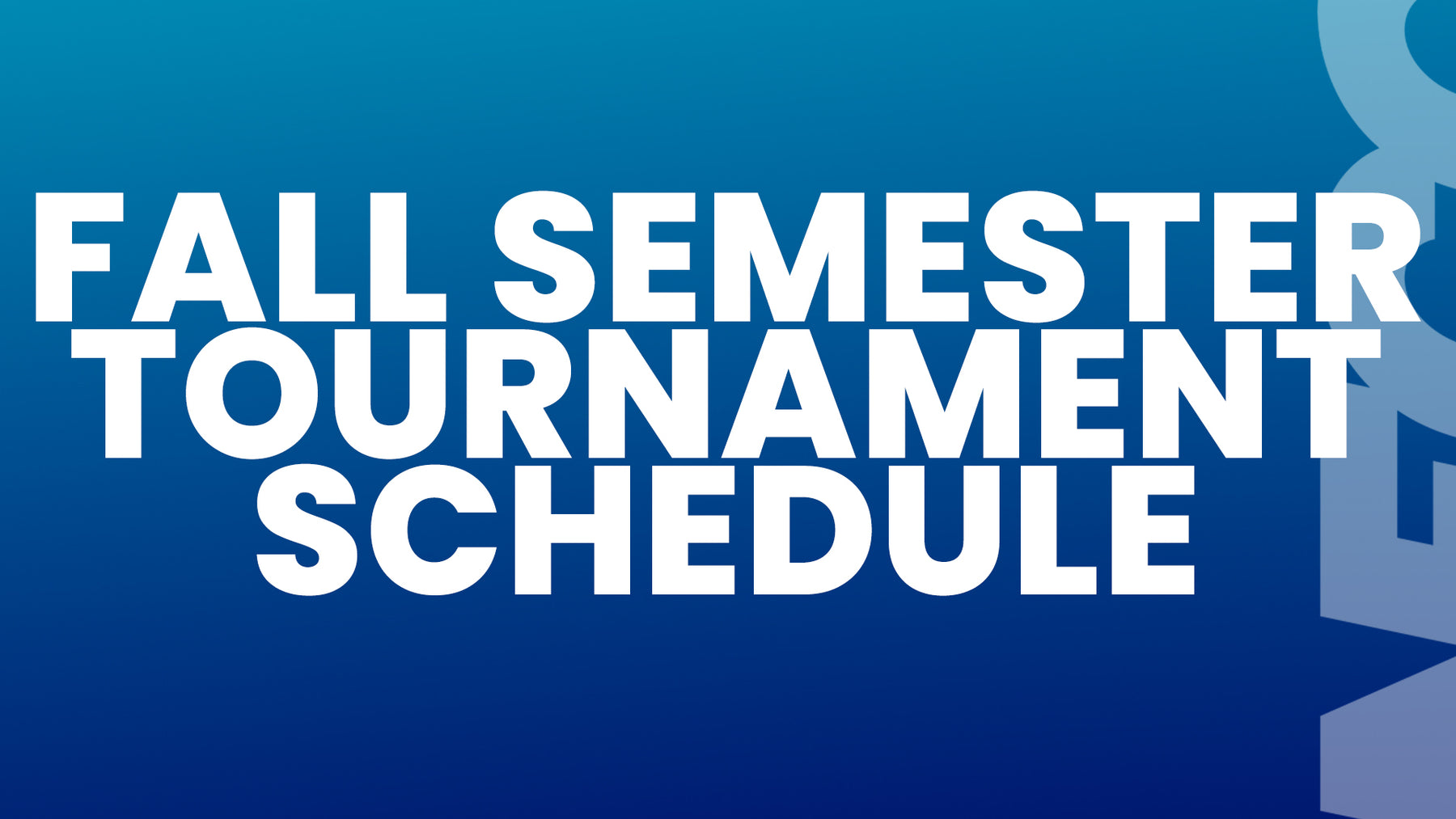 NECC Releases Tournament Titles, Schedule for Fall Semester - National ...