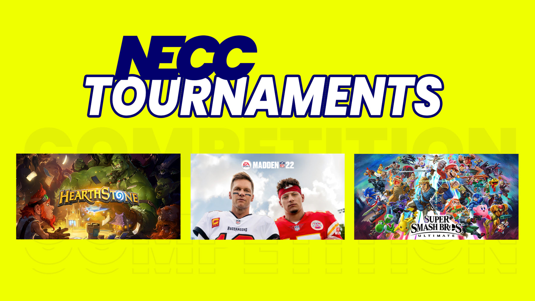 NECC Shares Details on Additional Tournaments and Prizing - National Esports Collegiate Conferences